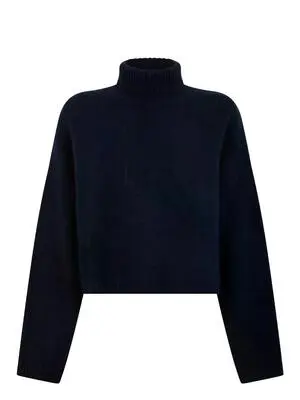 LISA YANG Lisa Yang Ribbed Knit Roll Neck Sweater