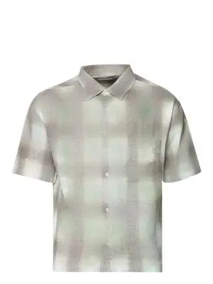 NAHMIAS Check Short-sleeve Shirt - Neutrals