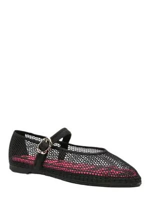 FLABELUS FLABELUS Isabella Mesh Ballet Flats Black