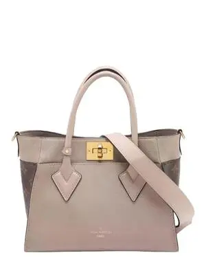 LOUIS VUITTON Louis Vuitton Monogram On My Side PM Satchel Brown