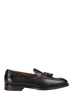 DOUCAL'S Tassel Leather Loafers - Brown
