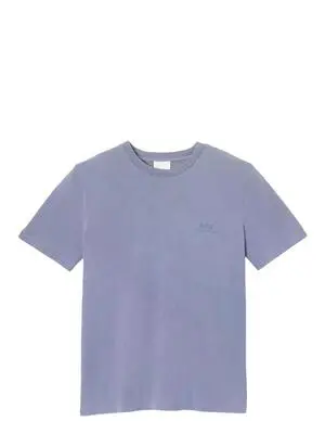 A.p.c. Logo-print Short-sleeve T-shirt - Blue
