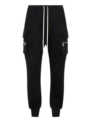 Rick Owens Mastodon Drawstring Cargo Pants - Black