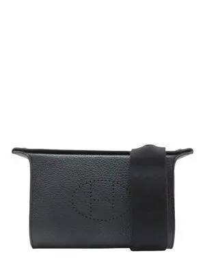 Hermès Hermès 2026 Togo Videpoches Crossbody Bag Black