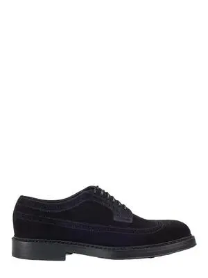 DOUCAL'S Suede Brogue Derby Shoes - Blue