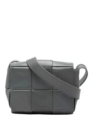 Bottega Veneta Bottega Veneta Cassette Crossbody Bag Grey