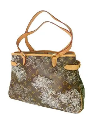 LOUIS VUITTON 2007 Monogram Dentelle Batignolles Horizontal Tote Bag - Brown
