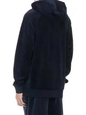 FILA Kai Logo-embroidered Hoodie - Blue