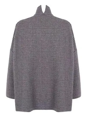 DANIELA GREGIS Daniela Gregis Prince Of Wales Check Oversized Jacket Neutrals