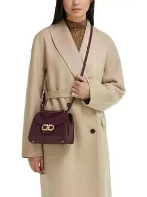 SALVATORE FERRAGAMO Ferragamo Double Gancini Top Handle Bag