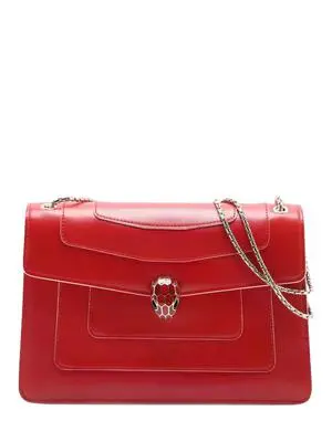 BVLGARI Serpenti Forever Shoulder Bag - Red