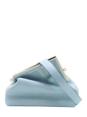 Fendi Fendi Leather Shoulder Bag Blue
