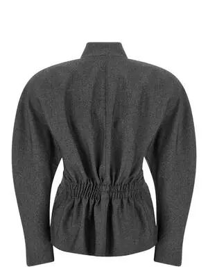 Andamane Margaux Belted Jacket - Grey