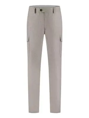 Brunello Cucinelli Mélange Cargo Trousers - Neutrals
