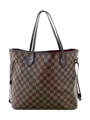 LOUIS VUITTON Neverfull Mm Damier Tote Bag - Brown