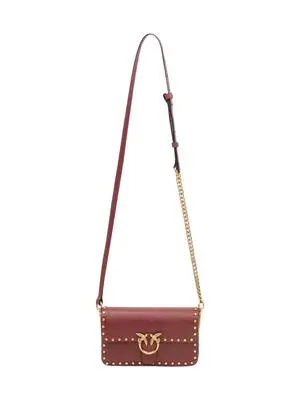 Pinko Baby Love One Slouchy Shoulder Bag - Red