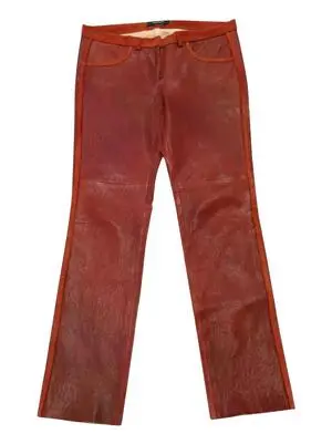 ISABEL MARANT VINTAGE Isabel Marant Vintage Slim-Fit Leather Trousers