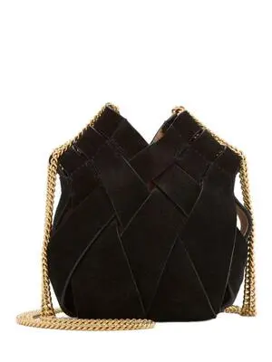 Ulla Johnson Charlotte Mini Crossbody Bag - Noir