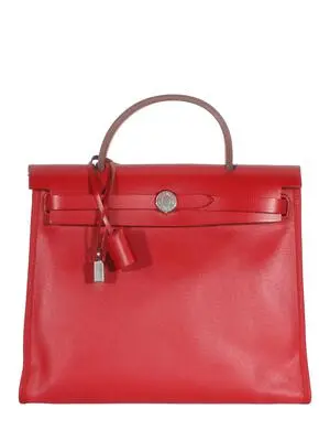 Hermès Herbag Zip 31 Shoulder Bag - Red