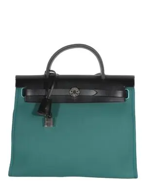 Hermès Herbag Zip 31 Shoulder Bag - Green