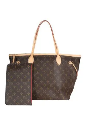 LOUIS VUITTON Monogram Canvas Neverfull Mm Tote Bag - Brown