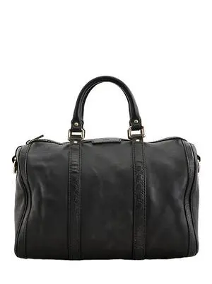 Shopbop Gucci Calf Leather 2-way Handbag - Black