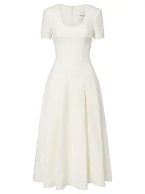 Roland Mouret Wool And Silk Cocktail Dress - White