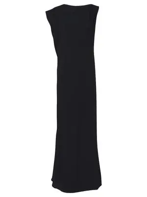 Jacquemus Drapée Jersey Maxi Dress - Black