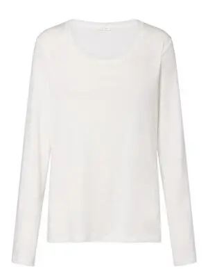 THE ROW Kalto Cotton Jersey Top - White