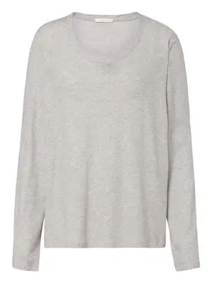 THE ROW Fraya Cotton T-shirt - Grey