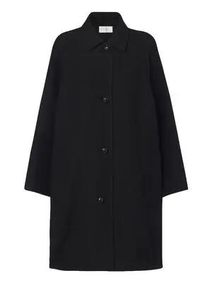 THE ROW Ina Wool-blend Coat - Black