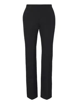THE ROW Cyril Wool-blend Slim Pants - Black