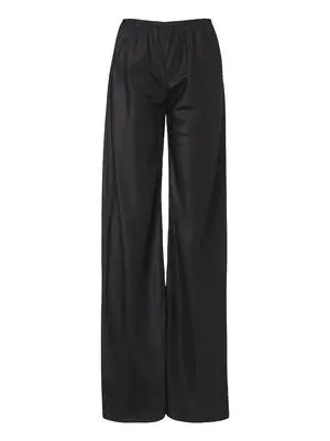 THE ROW Gala Silk Wide-leg Pants - Black