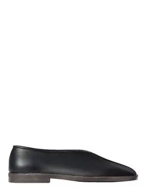 LEMAIRE Slip-on Loafers In Shiny Nappa Lamb Leather - Black