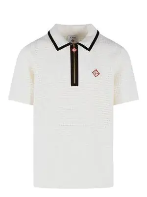 Casablanca Neutrals Polo Shirts - Cream