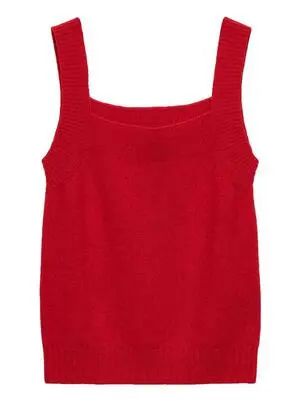 Prada Shetland Wool Tank Top - Red