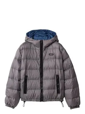 Miu Miu Miu Miu Grey Jackets - Puffer Jackets Women Gray