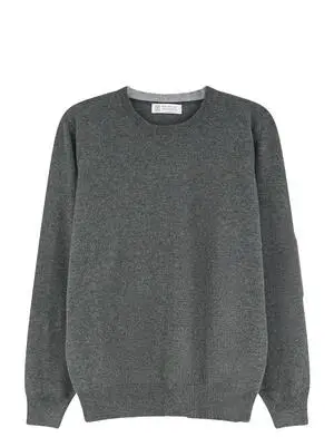 Brunello Cucinelli Grey Sweaters & Knitwear Jumpers - Gray