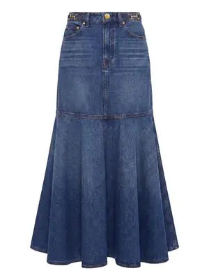 Ulla Johnson The Madelyn Denim Skirt - Nile