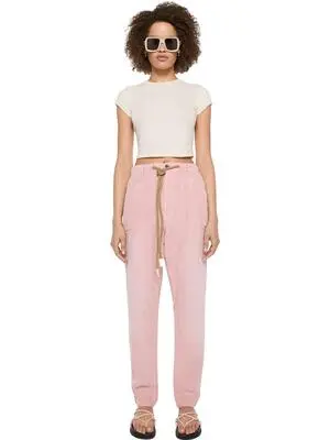 DR. COLLECTORS Dr. Collectors P38 Linen Pants With Belt Pink