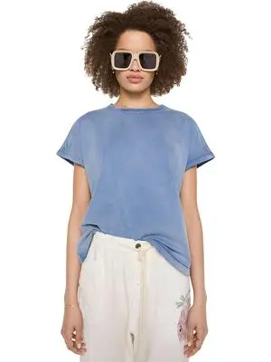 DR. COLLECTORS Dr. Collectors Palm Sprints T-Shirt Bleu De Travail