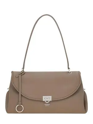 FERRAGAMO Sofia 2026 Shoulder Bag - Beige