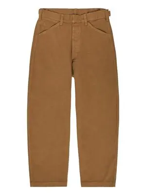 LEMAIRE Oversized Cotton-twill Trousers - Tan