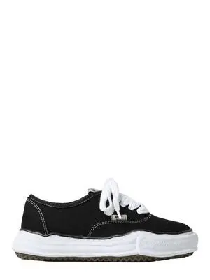 Mihara Yasuhiro Baker Og Sneakers In Cotton Canvas Black