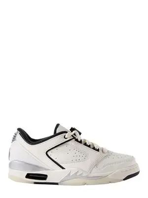 Nike Jordan Sixty Plus Textured-leather Sneakers - Neutrals