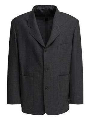 BEAMS Wool Blazer - Grey