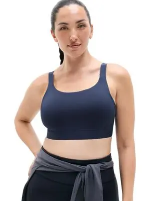 Athleta Interval Adjustable Sports Bra D-dd - Eclipse