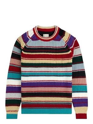 Aimé Leon Dore Striped Crewneck Sweater - Multicolor