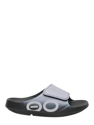 OOFOS Ooahh Sport Flex Slide - Black/lavender