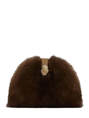 GIUSEPPE ZANOTTI Ophelia Furry Bag